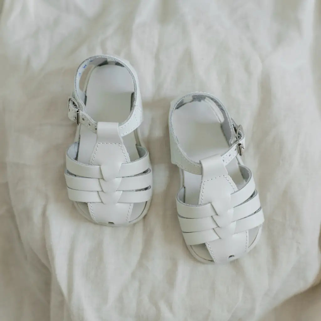 Addie Sandal - White – Zimmerman Shoes