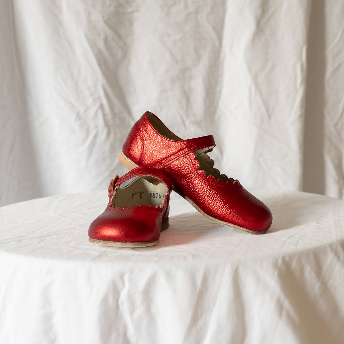 Dress Shoes Holiday Red Leather Mary Janes – Zimmerman Shoes