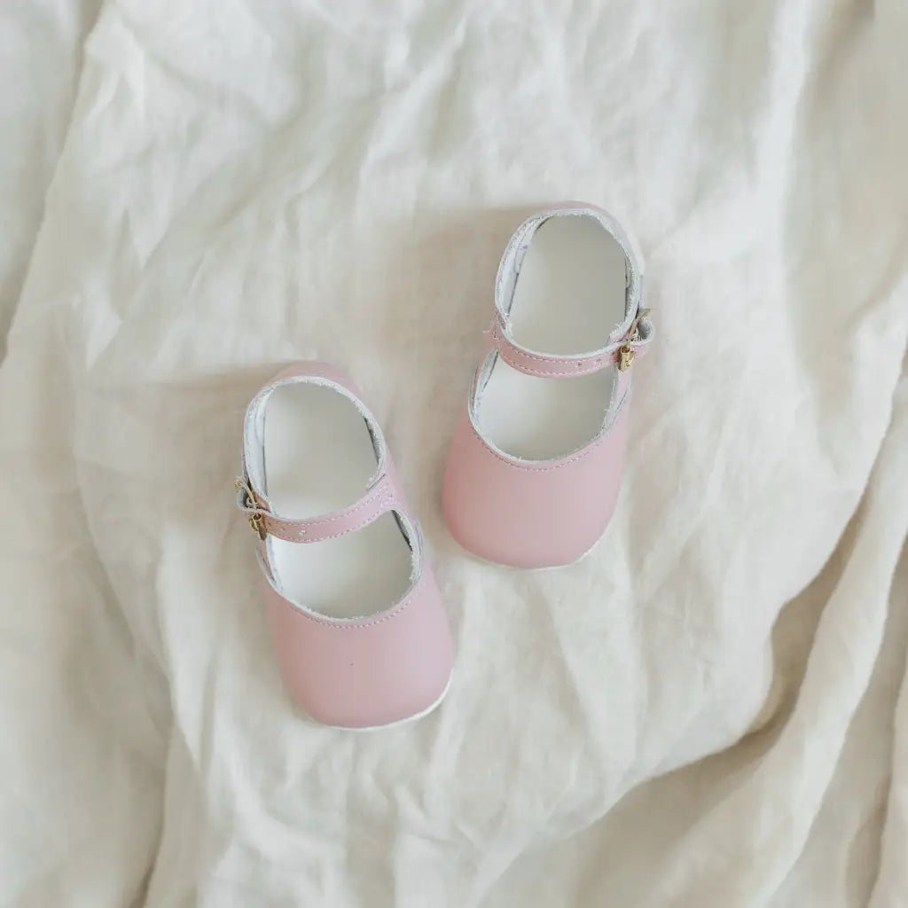 Soft Soled Mary Jane - Blush Pink – Zimmerman Shoes